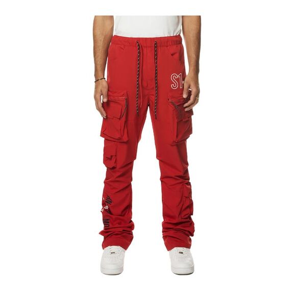 smoke rise ny | Pants | Smoke Rise Mens Red Utility Nylon Stacked Cargo ...